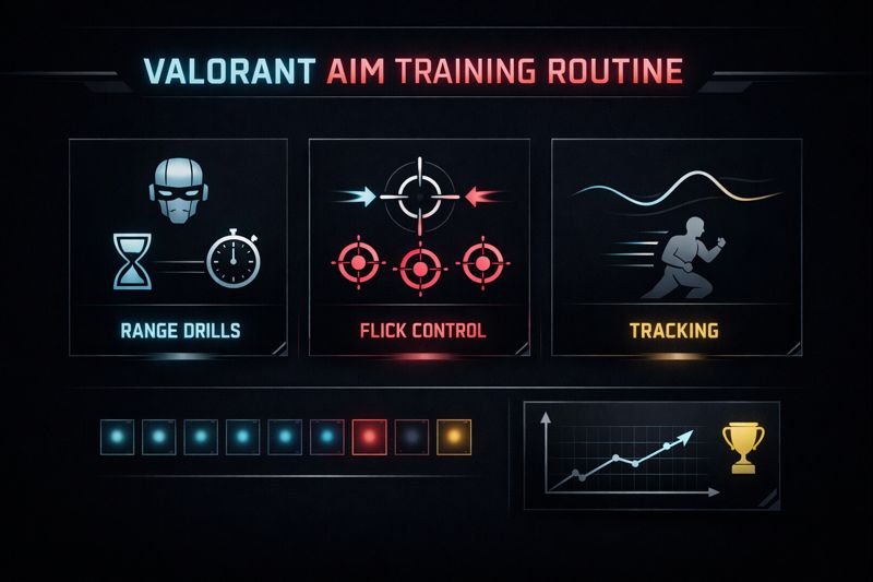 Best Valorant Aim Training Routines 2026 (Range + Drills)